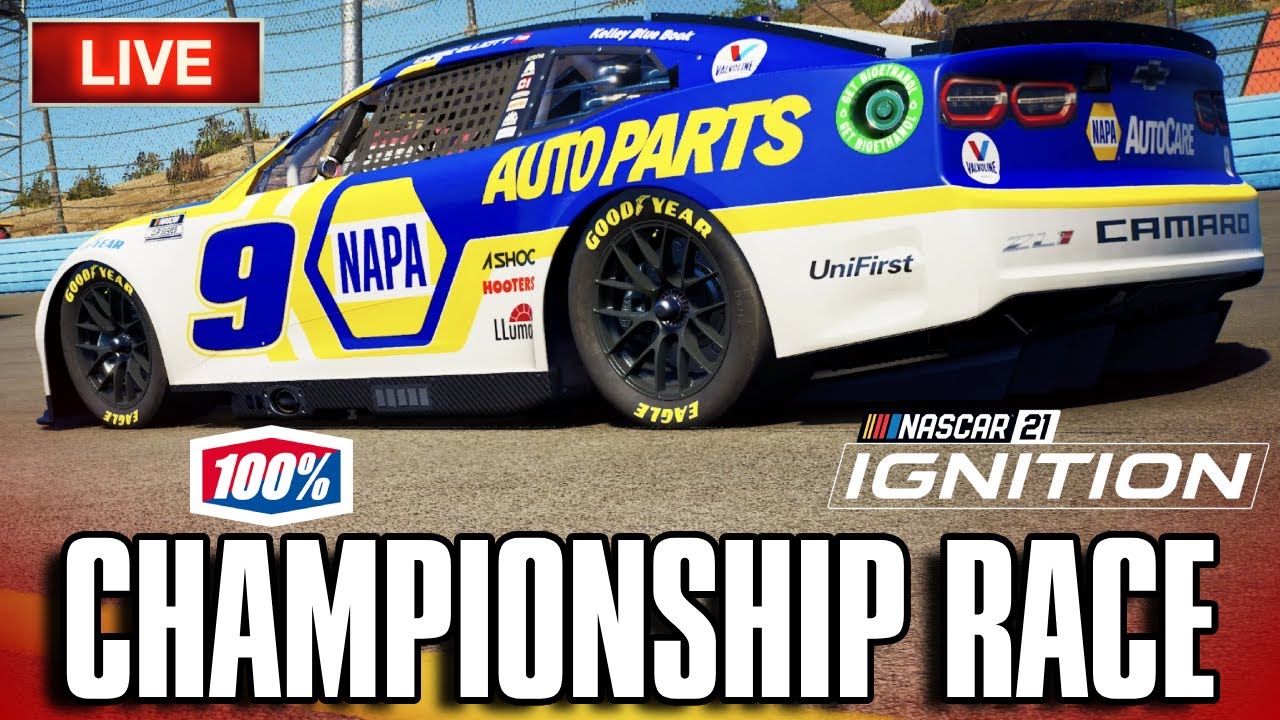 THE FINAL CHAMPIONSHIP RACE (LIVE) | 100% NASCAR 22 SERIES FINALE - YouTube