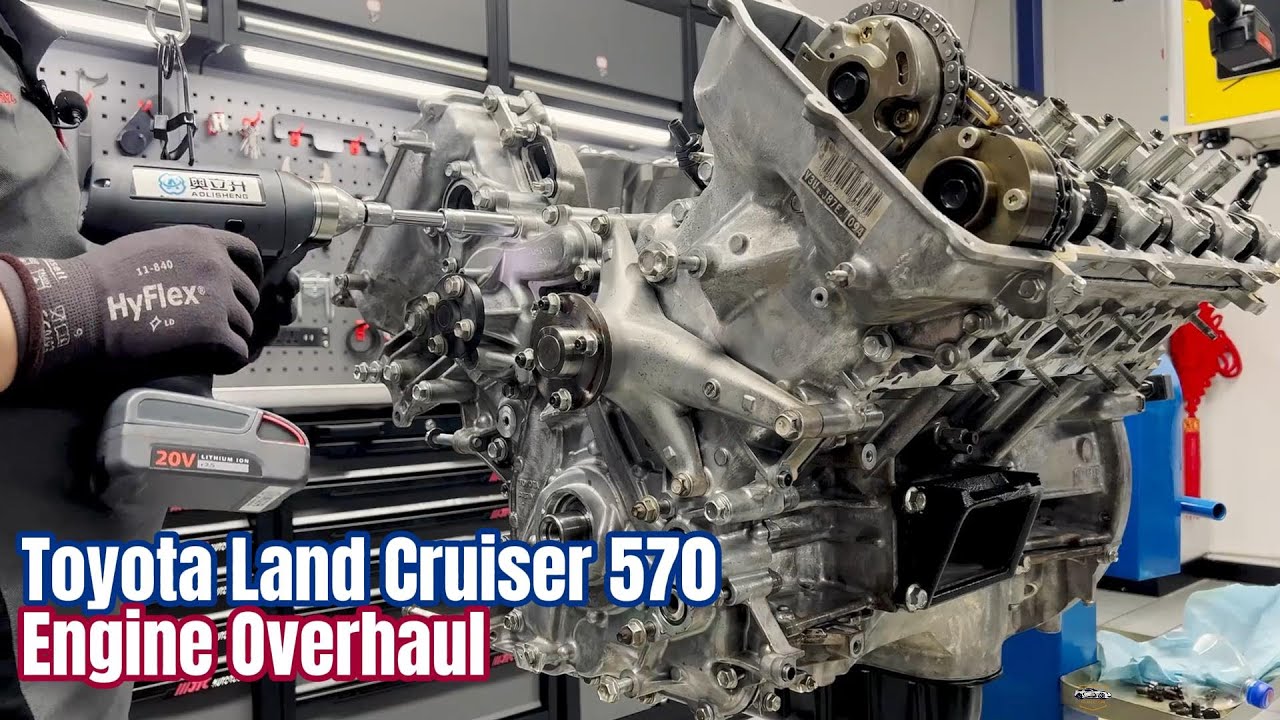 Toyota Land Cruiser 570 Engine Overhaul - YouTube