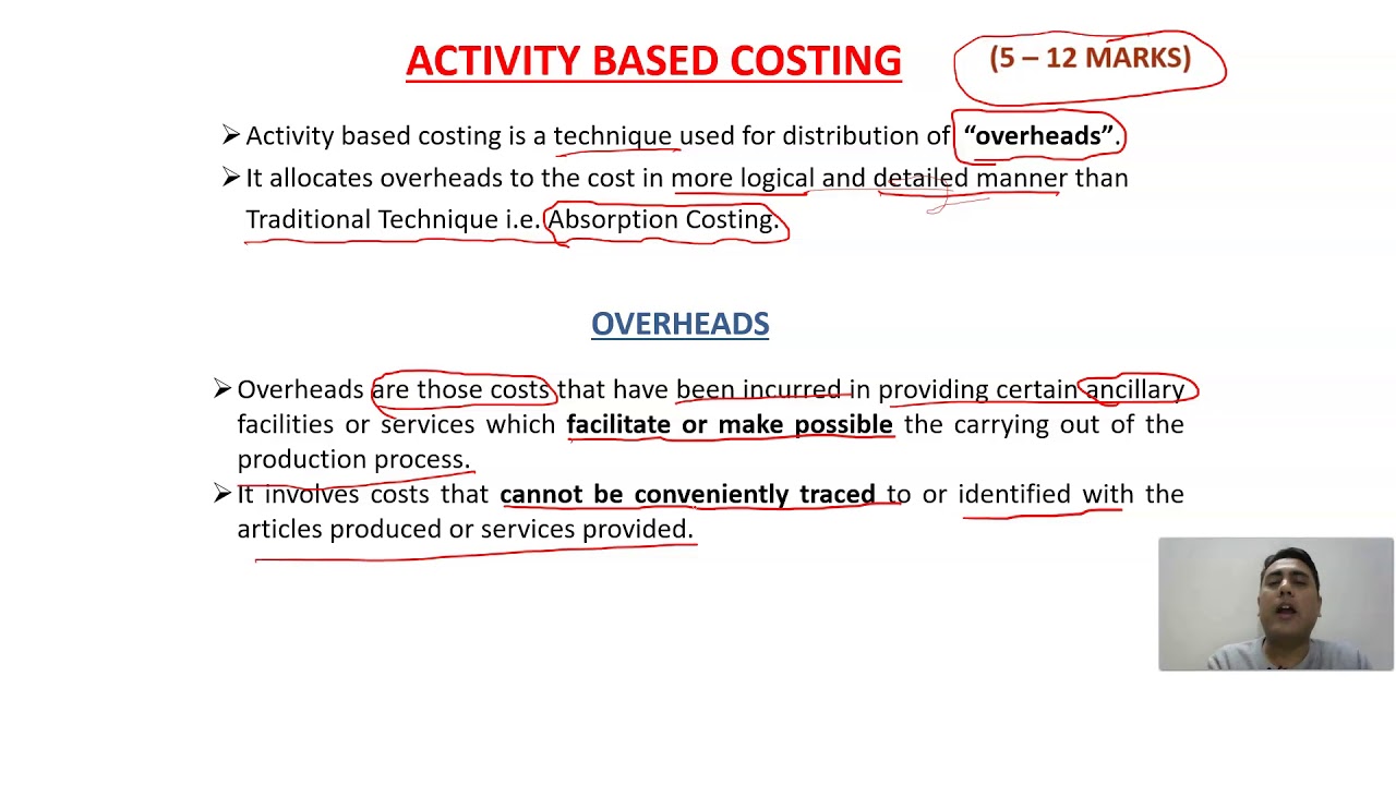 Activity Based Costing - YouTube