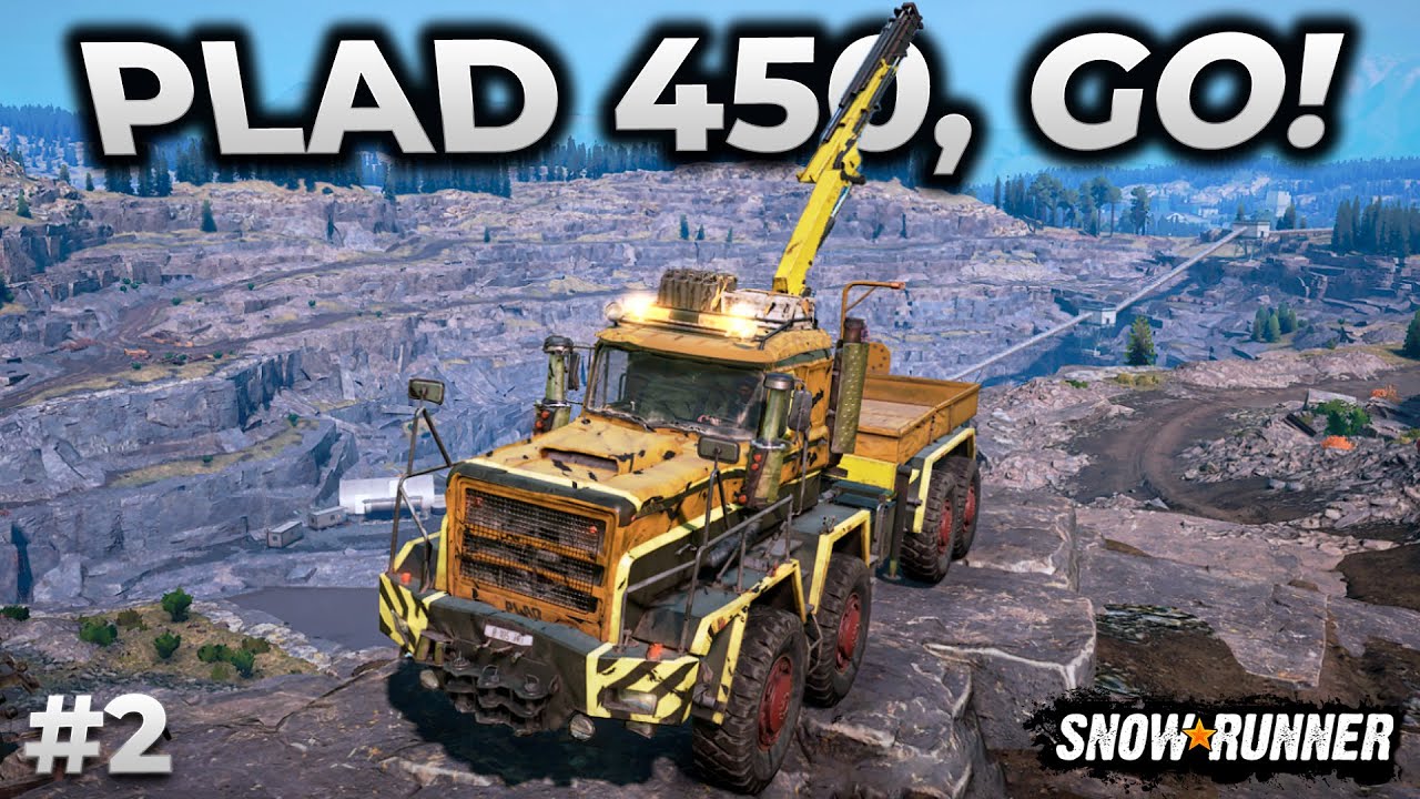 SNOWRUNNER DIG AND DRILL 13 СЕЗОН - ТЕСТ PLAD 450 [СТРИМ 2] - YouTube