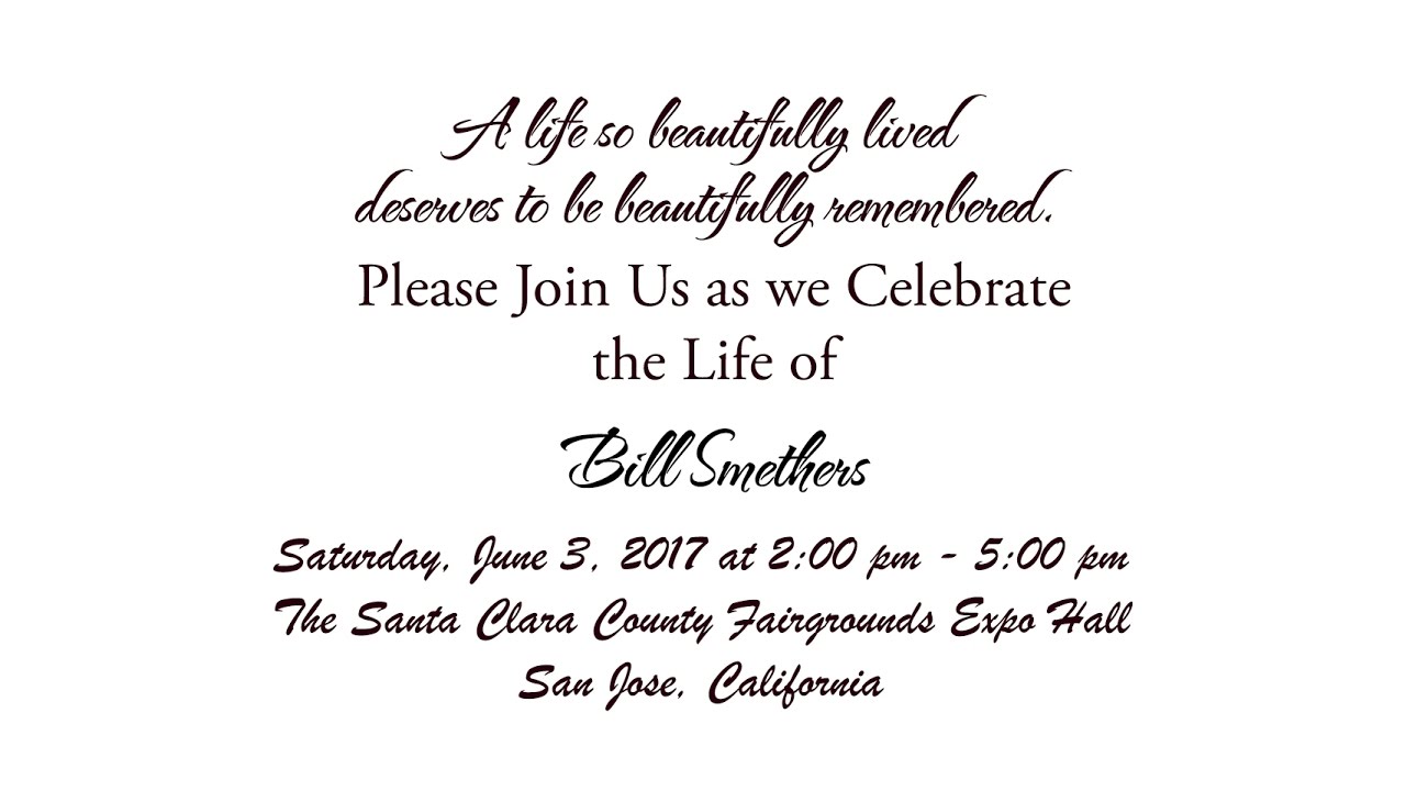 Bill Smethers Memorial Live Streaming - June 3, 2017 - YouTube