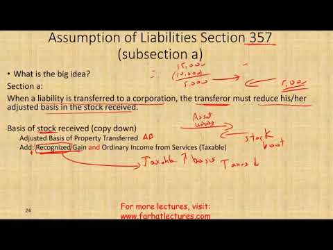 Section 351 Boot Received ¦ Liability Assumed ¦ Stock Basis ¦ CPA Exam ...