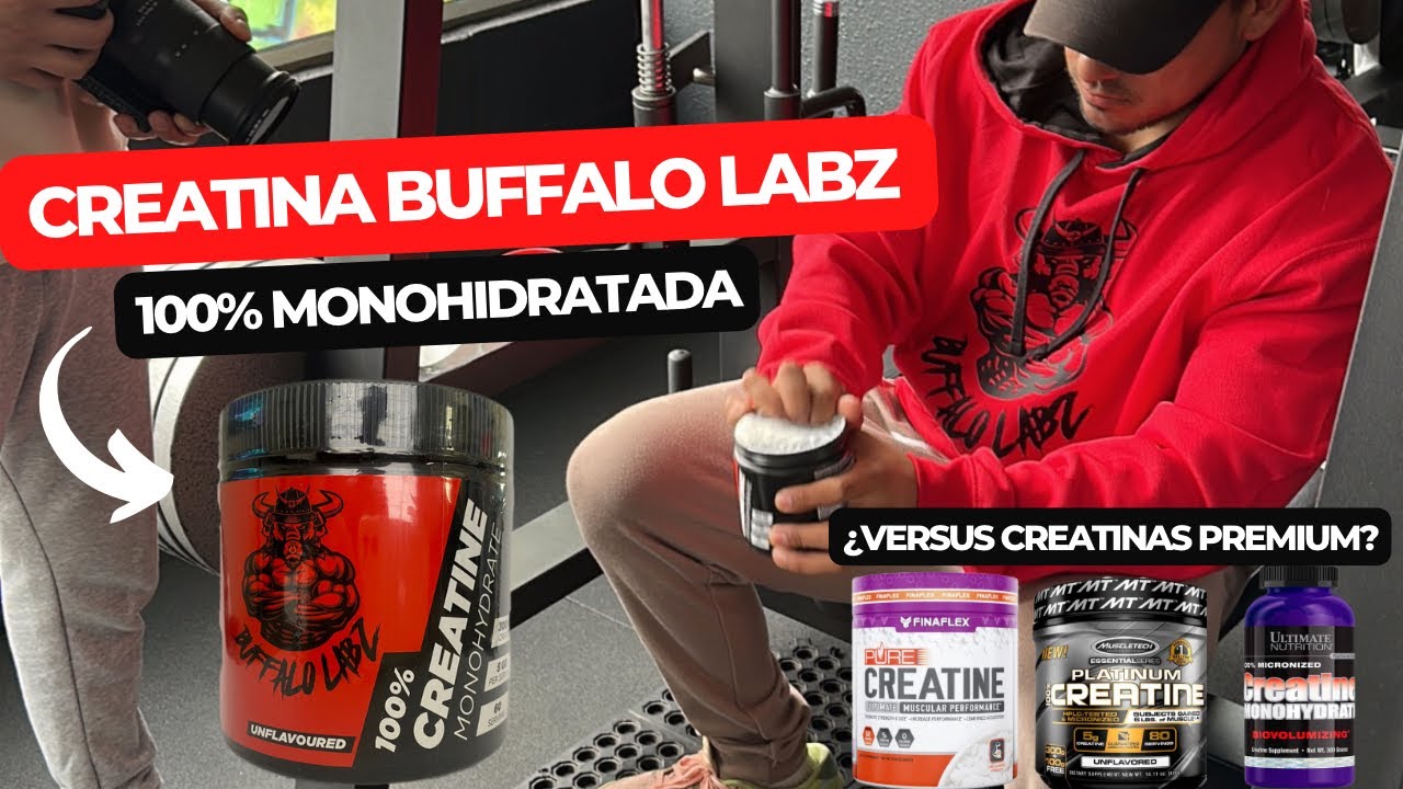 CREATINA BUFFALO LABZ MONOHIDRATADA - YouTube
