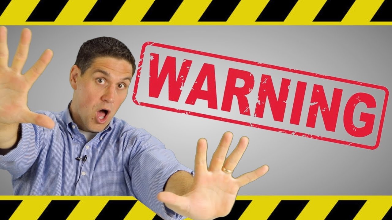 WARNING!- Watch this 60 second video before you continue - YouTube