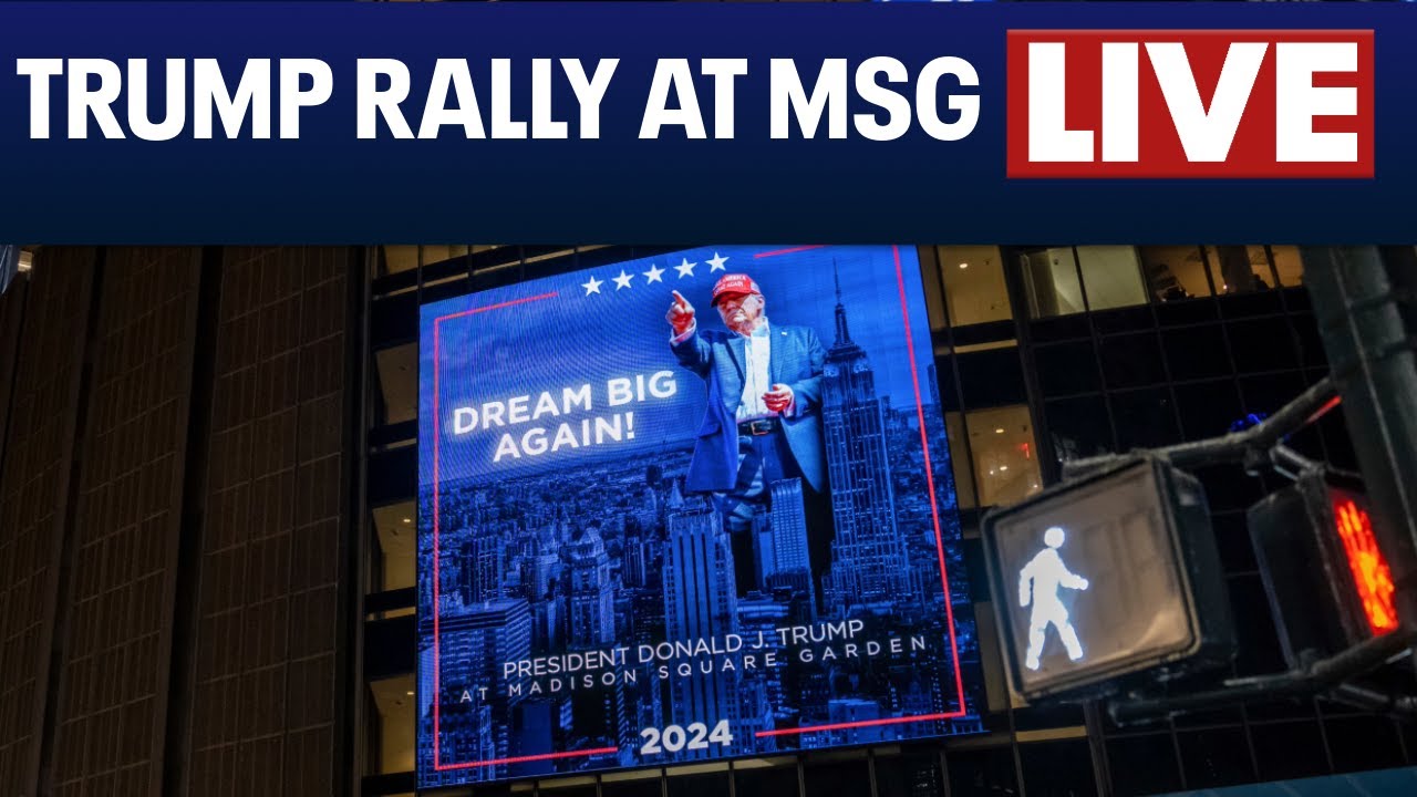 Trump hosts rally at MSG: LIVE - YouTube
