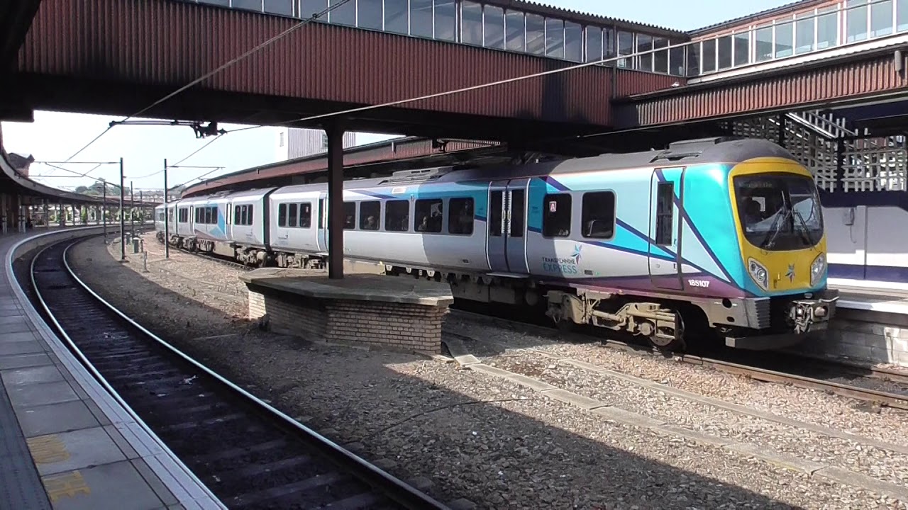 TransPennine Express Class 185107 Departure York for Newcastle - YouTube