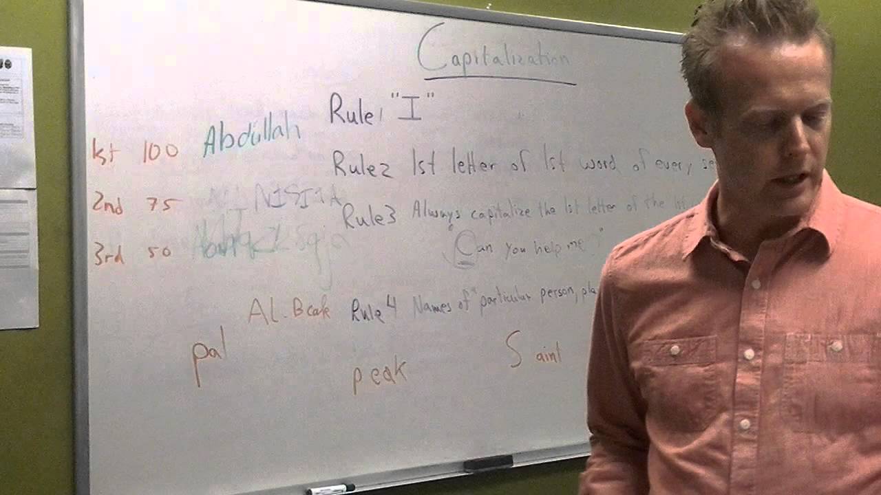 Learn English 107: Capitalize Proper Adjectives - YouTube