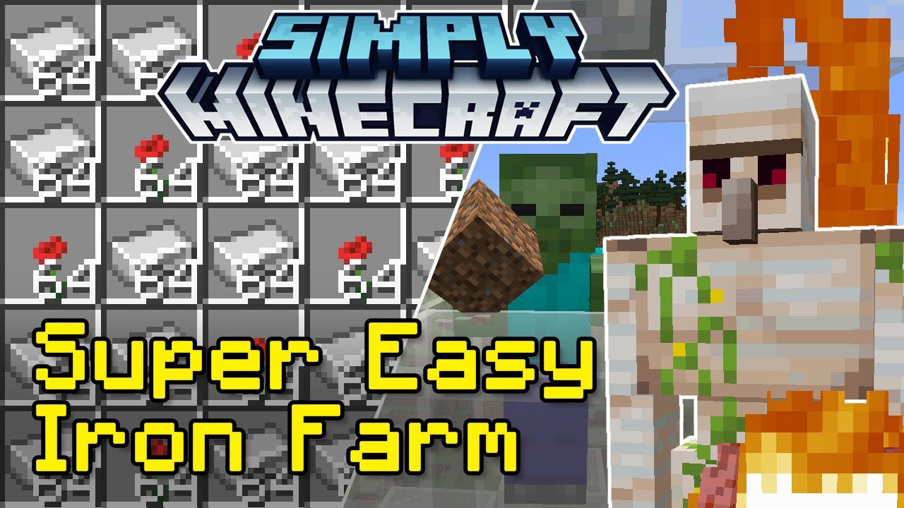 Easy Iron Farm Tutorial Simply Minecraft Java Edition 1 17 1 18 easy-iron-farm-tutorial-simply-minecraft-java-edition-1-17-1-18