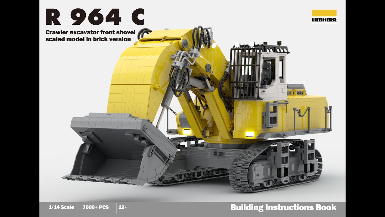 Building instructions book of R964C in lego - YouTube