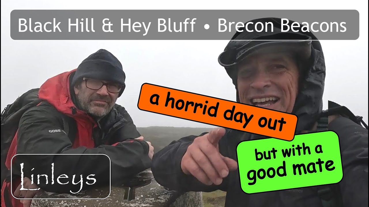 Black Hill via Hey Bluff • Horridly Wet Day Hike • Bull’s Head Craswall ...