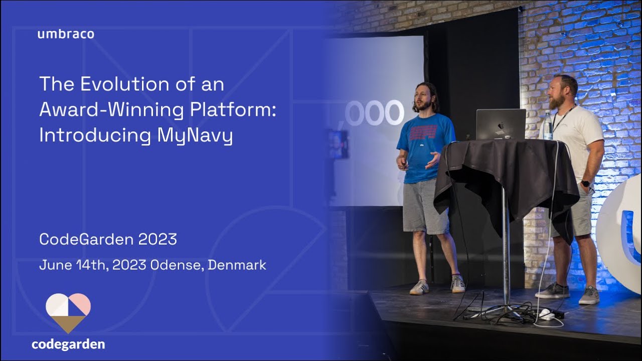 CodeGarden 2023 Talk - The Evolution of an Award-Winning Platform: Introducing MyNavy - YouTube
