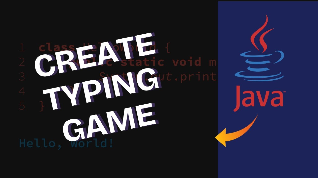 How to Create Mini Typing Speed Game in Java 2025? - YouTube