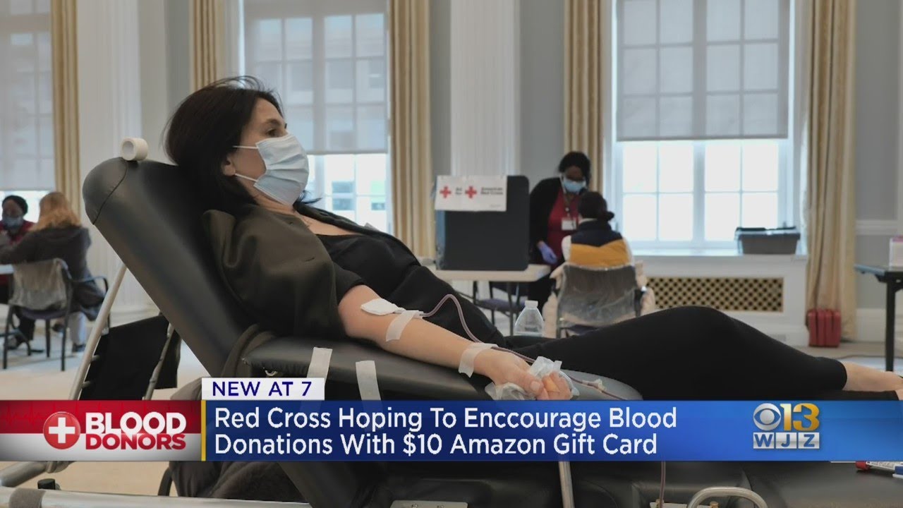 Red Cross Hoping To Encourage Donations With $10 Amazon Gift Card - YouTube