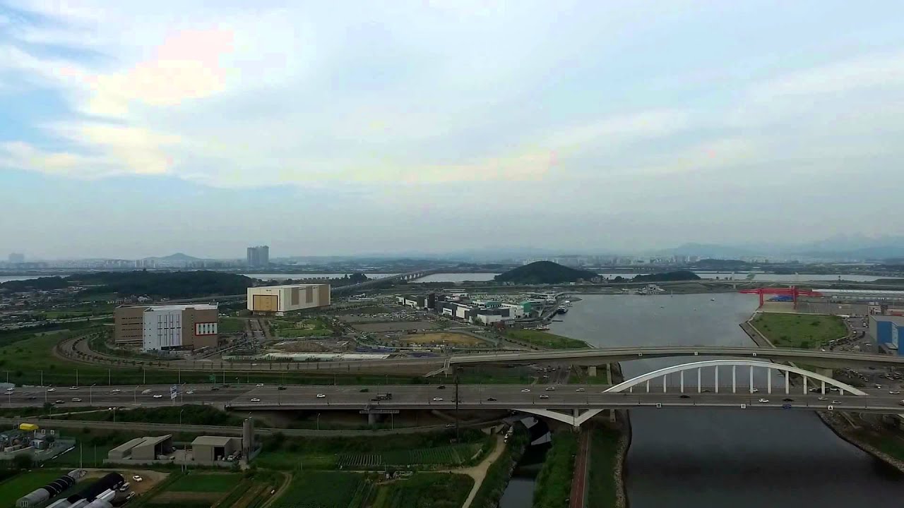 GyeongIn Port at the Ara canal, Kimpo Korea, 20150822 - YouTube