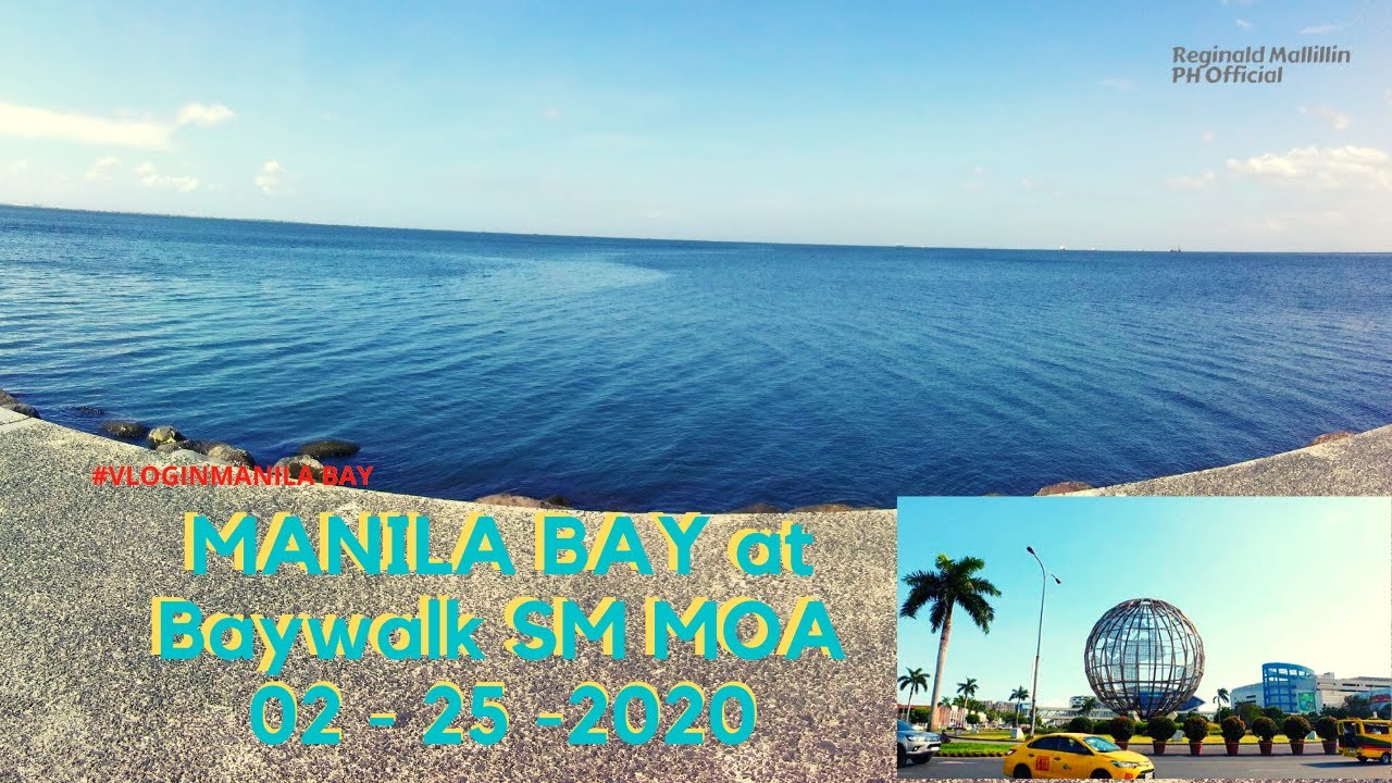 Manila Bay at Baywalk SM Mall Of Asia - YouTube