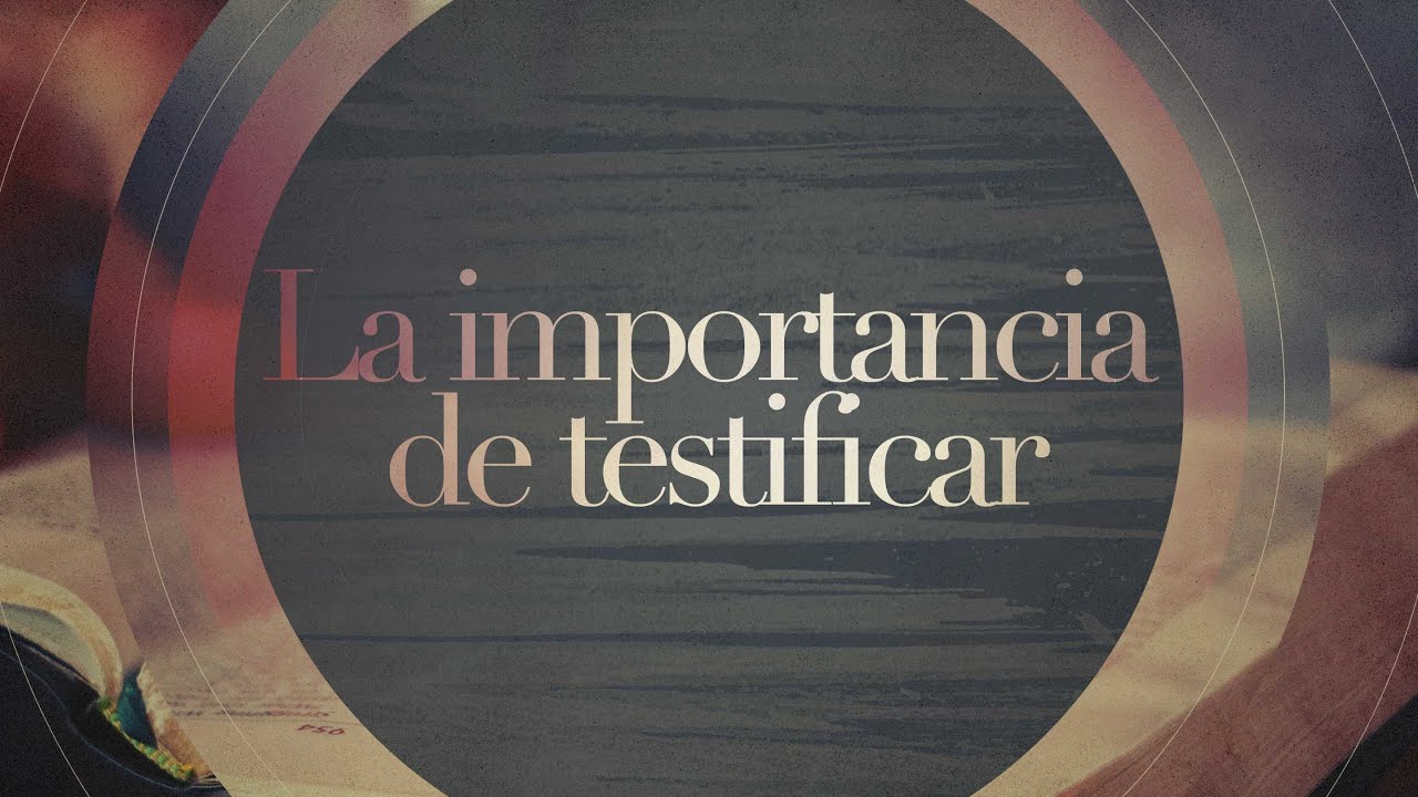 Gilbert Fernandez: La Importancia de Testificar - YouTube