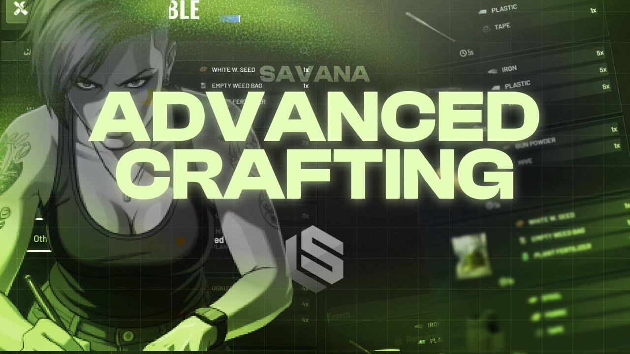 [QB/ESX/QBOX] FiveM | Advanced Crafting | savana-craftv2 - YouTube