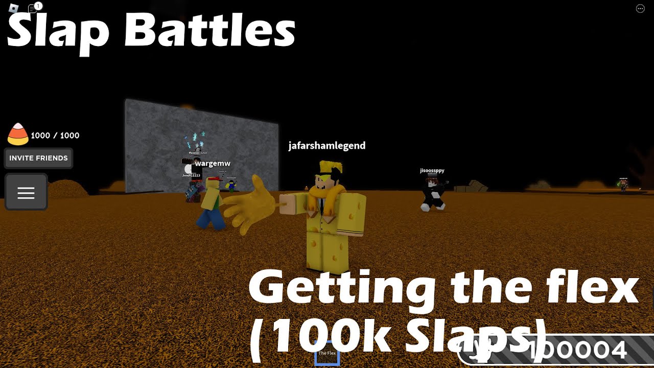 Slap Battles - Getting the flex (100k Slaps) - YouTube