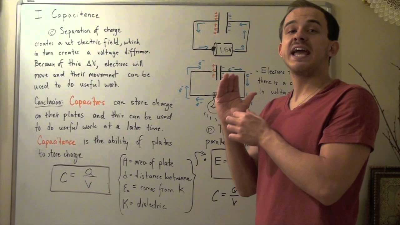 Batteries, Capacitance and Capacitors - YouTube