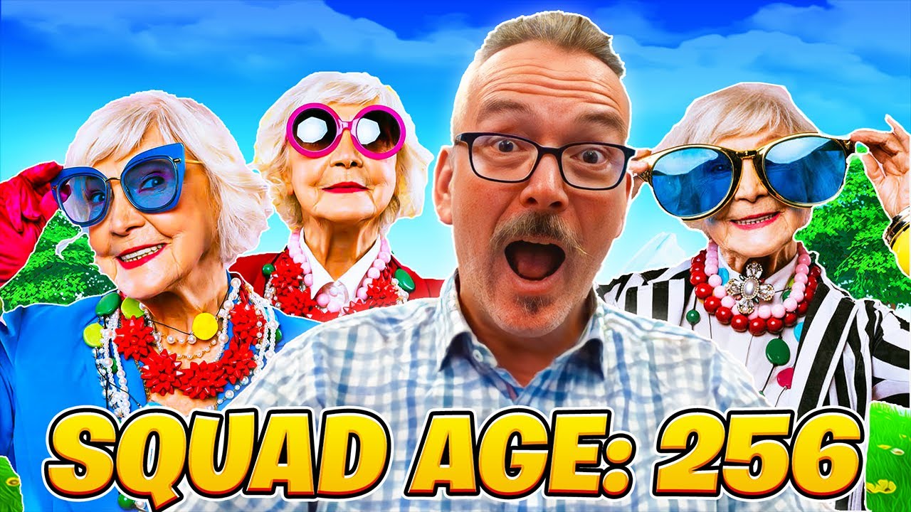 Worlds OLDEST Fortnite Squad ft. BushCampDad - YouTube