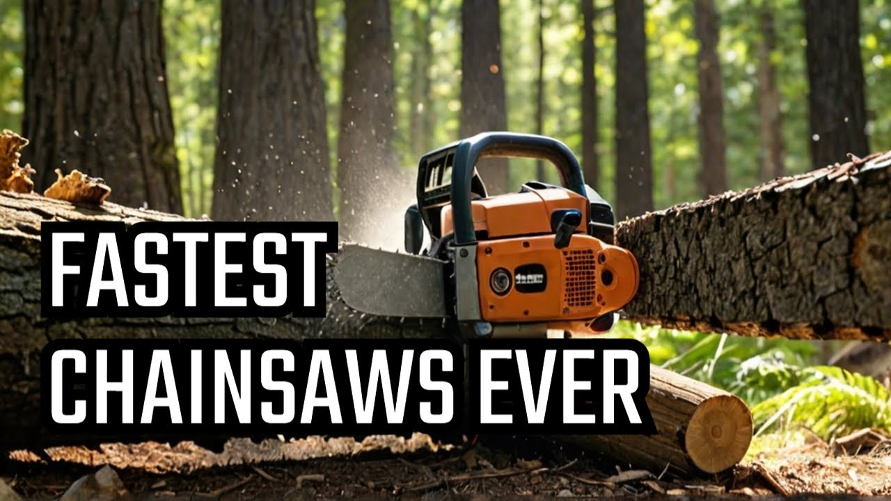 I Witnessed the FASTEST Chainsaw Cutting Tree Machines in Action! - YouTube
