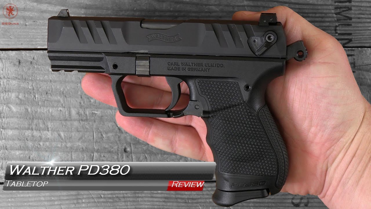 Walther PD380 Tabletop Review and Field Strip - YouTube