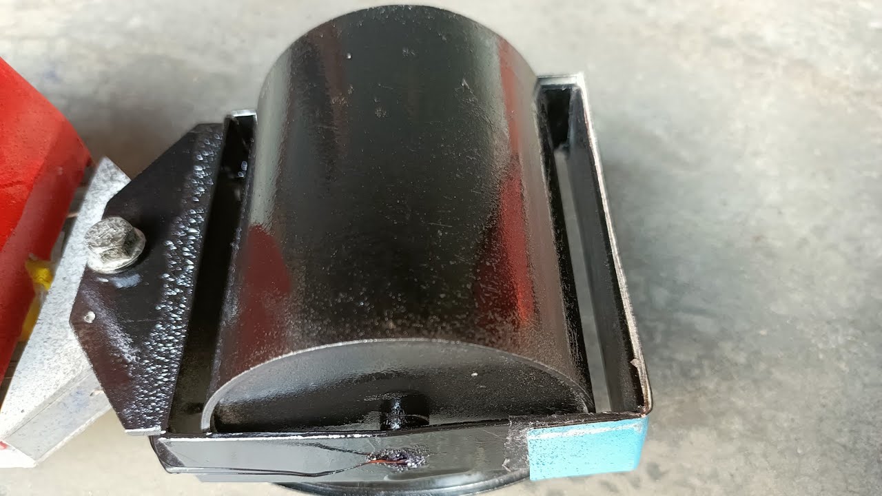 how to make a road roller drum wheel from pvc pipe at home. - YouTube