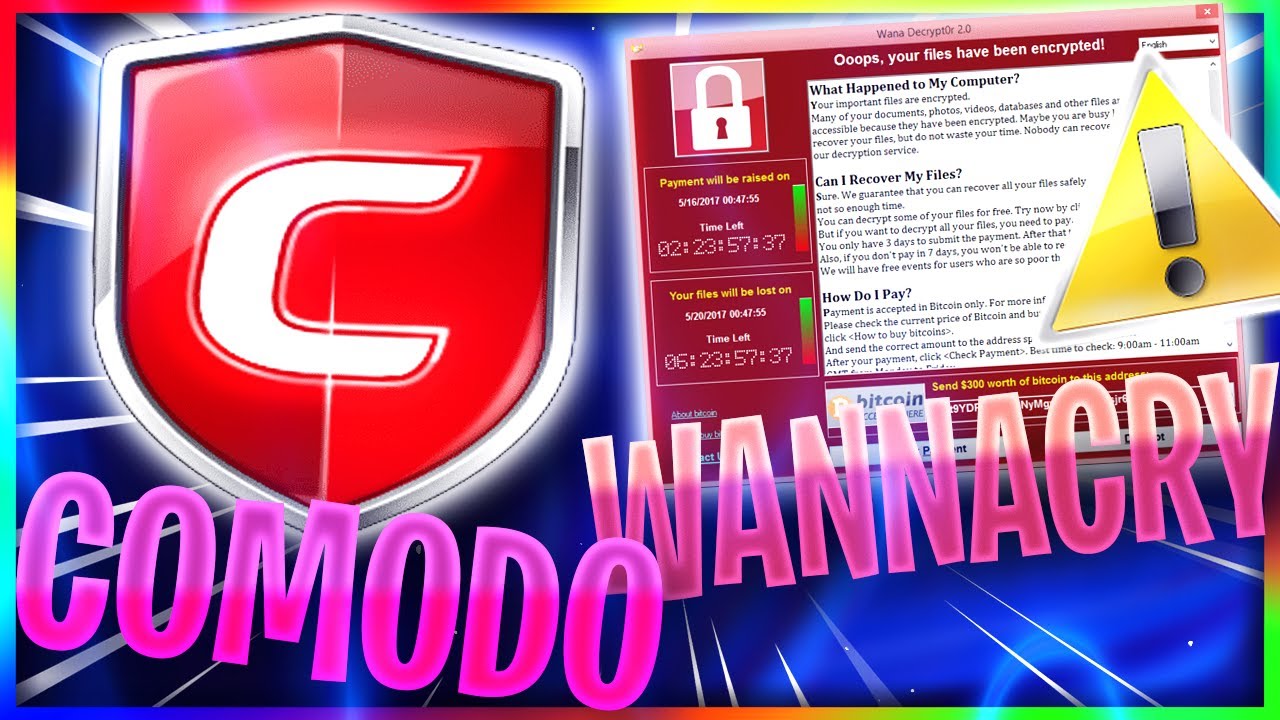 Comodo Antivirus VS WannaCry Ransomware! - YouTube