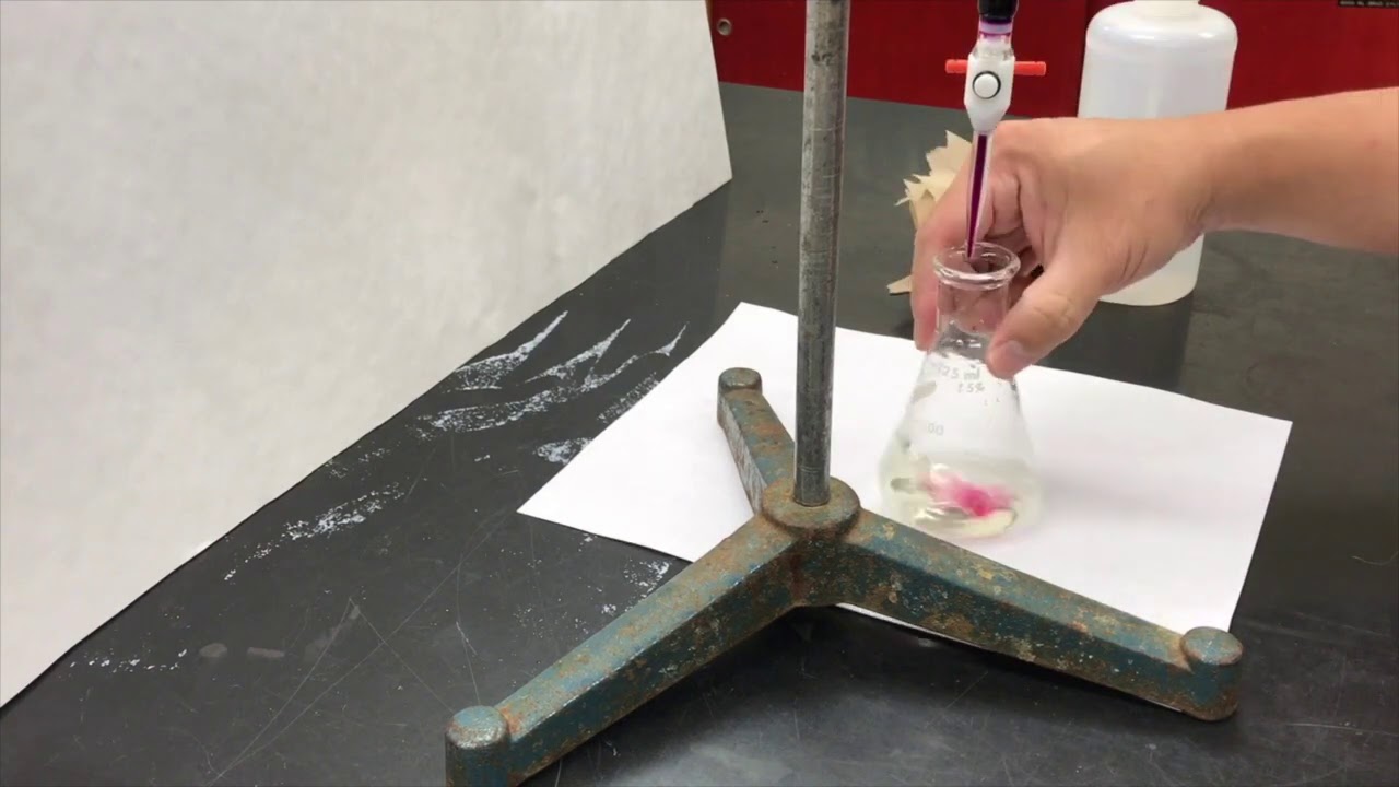 Titration of H2O2 - YouTube