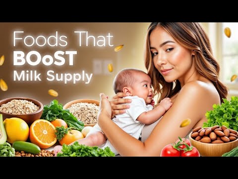 Foods to Increase Breast Milk Supply Fast #IncreaseMilkSupply #BreastfeedingSupport #LactationFoods