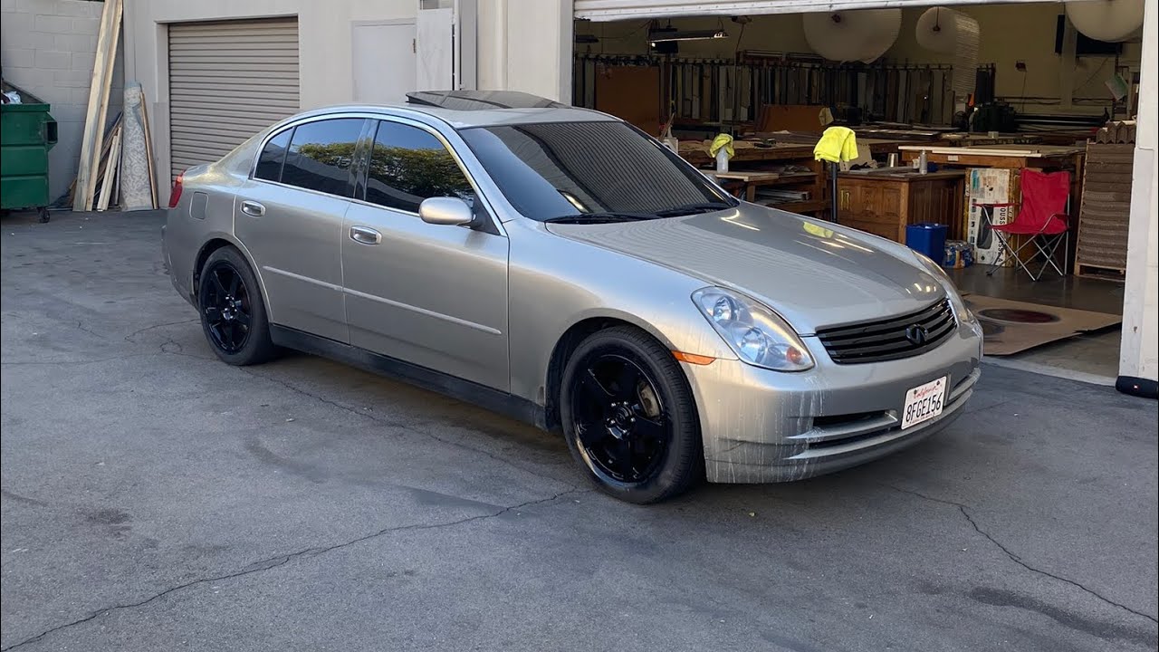 G35 Sedan First Mods! - YouTube