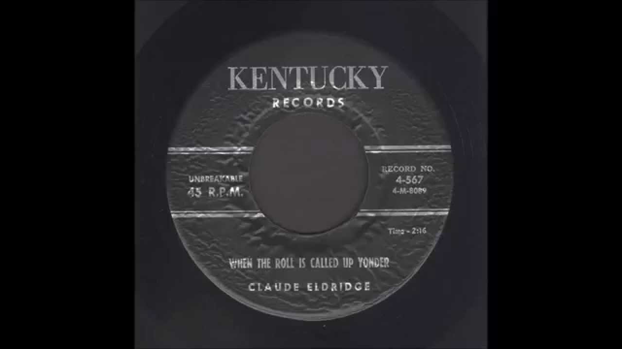 Claude Eldridge - Crying Holy Unto The Lord - Gospel Bop 45 - YouTube