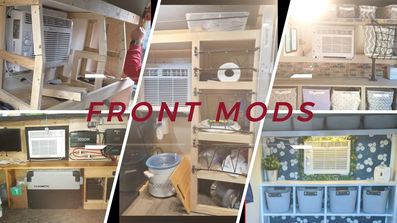 RUNAWAY CAMPER FRONT MODS - YouTube