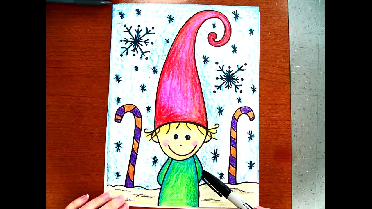 Elf Guided Drawing- DES - YouTube