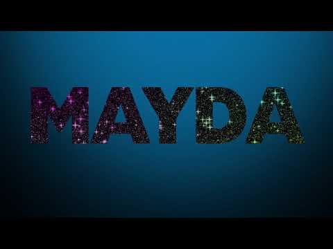 AAE Glitter  Star Text Şeref Mayda