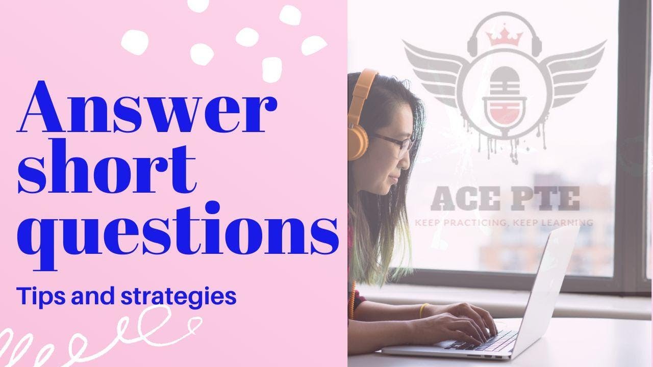 PTE Answer short questions| Important tips & strategies| Bulk practise ...