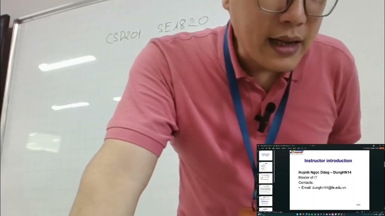 CSD201 W1 L0 Introduction - YouTube