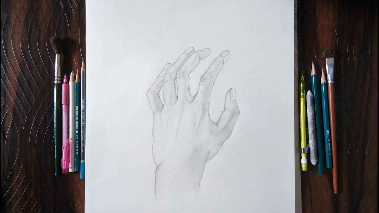 My own hand drawing | Own hand drawing | How to draw hand - YouTube