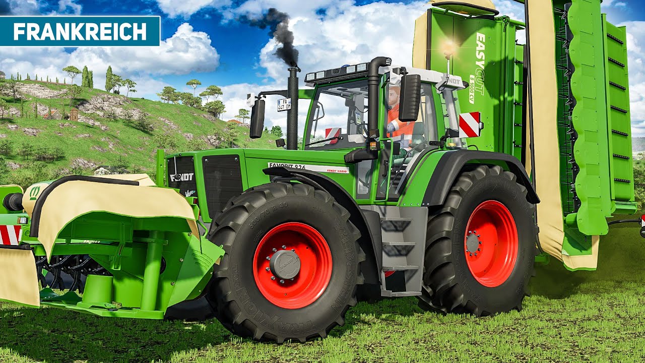 LS22: Fendt Favorit 926 im Einsatz auf der Wiese | Frankreich #63 ...