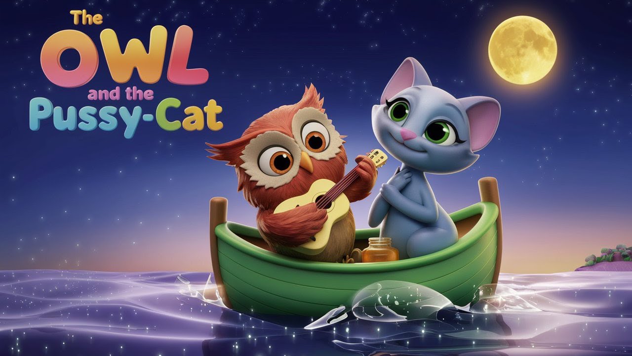 The Owl and the Pussy Cat | Classic Children Poem | Fun Animated ...