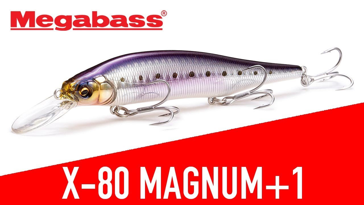 Megabass X-80 Magnum+1 - YouTube
