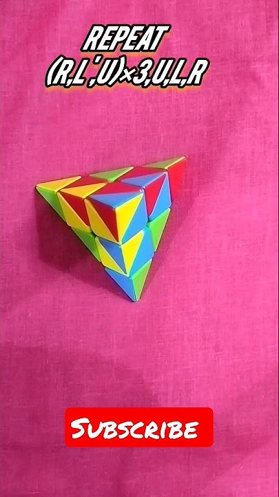 Amazing Superflip pattern in a pyraminx cube😜 #shorts #viral - YouTube
