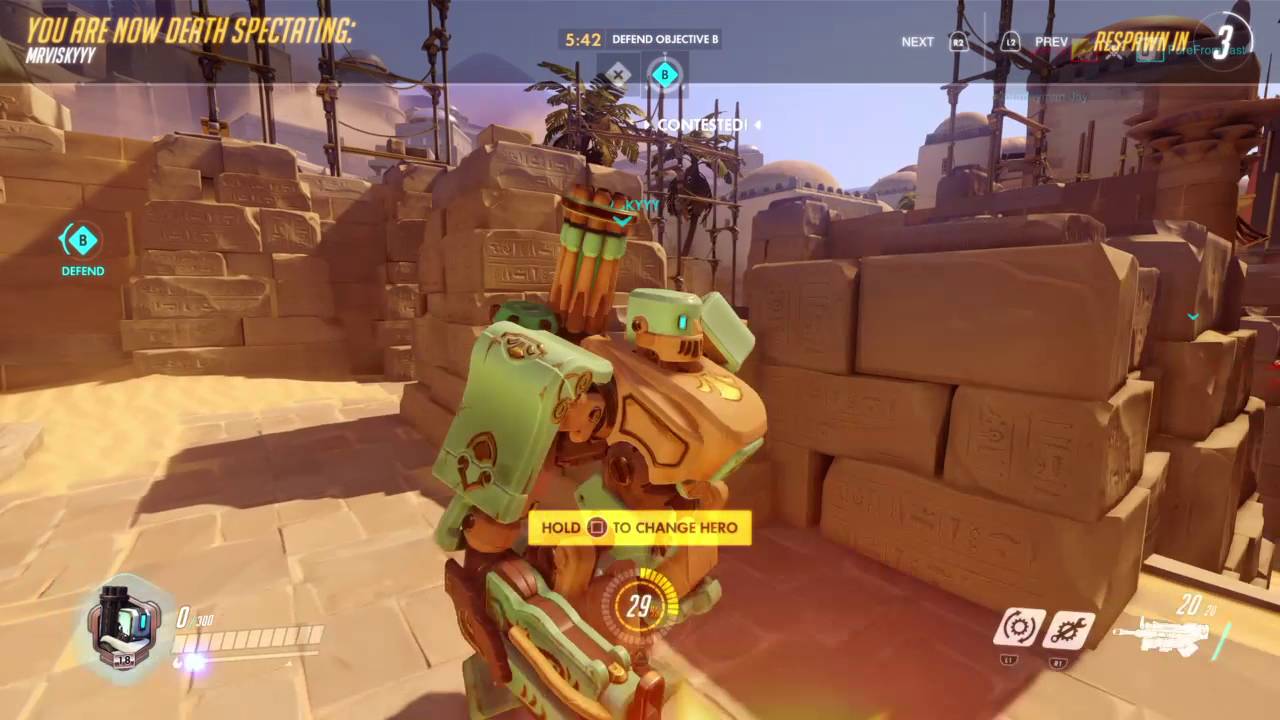 First Time Using Bastion Proper - Overwatch Gameplay - 16 / 4 - YouTube