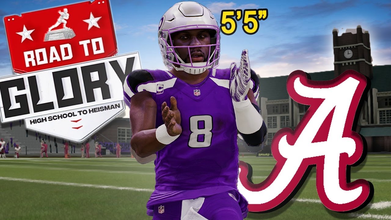 Can A 5'5" QB Get A Offer From Alabama? NCAA Football RTG 23 - YouTube