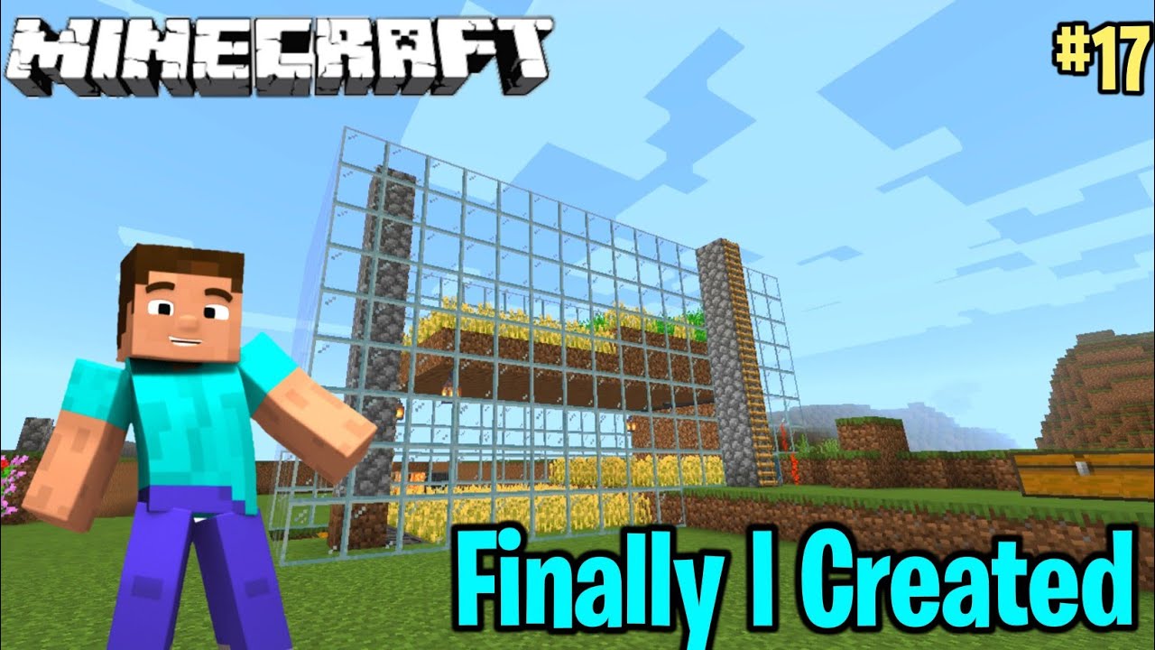 FINALLY I CREATED | MINECRAFT GAMEPLAY - YouTube