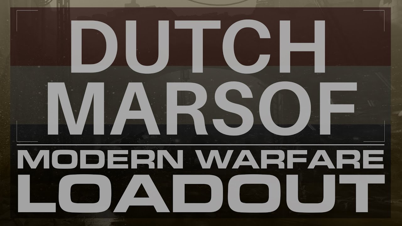 "Dutch MARSOF" - Modern Warfare M4A1 Netherlands Special Forces Class ...