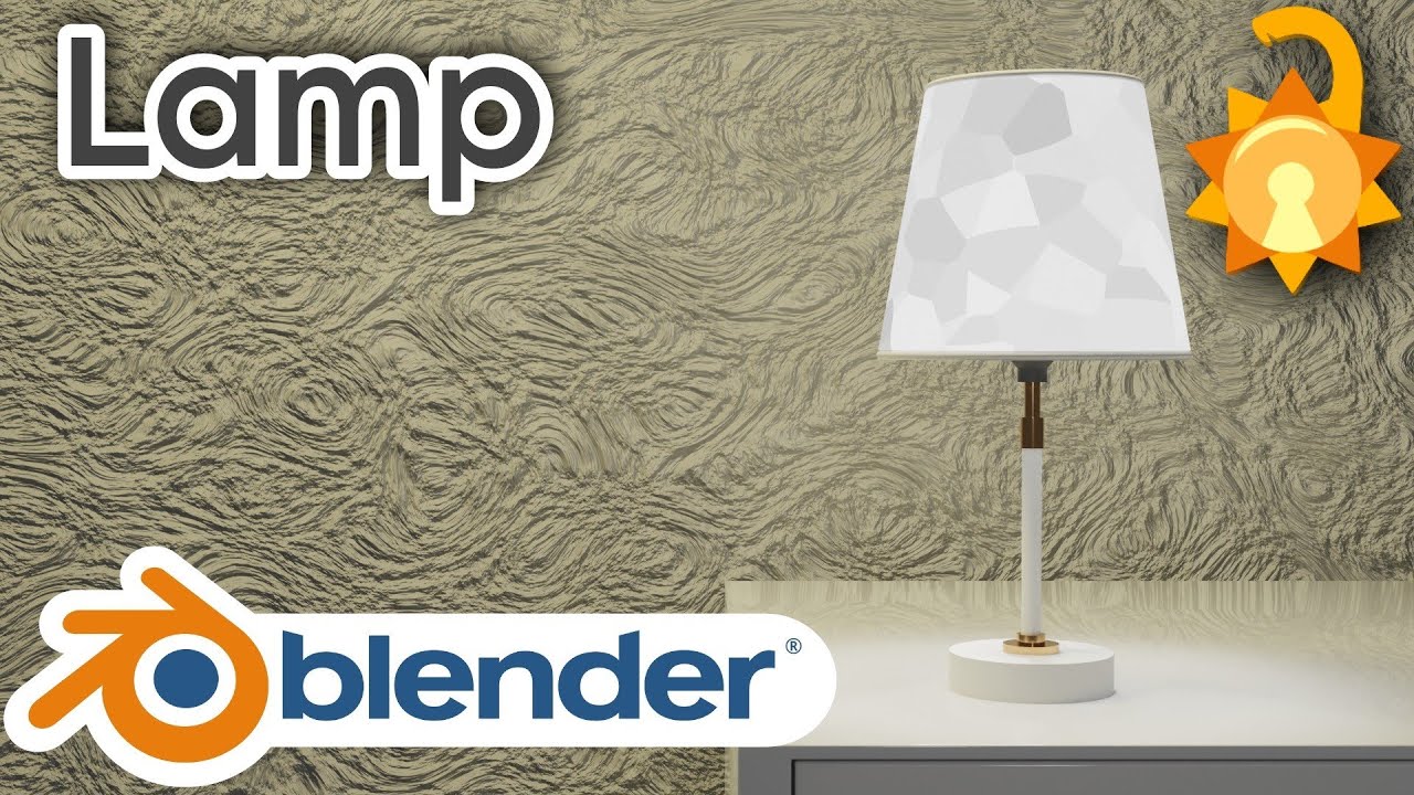 How to make a lamp in Blender for beginners | Blender tutorial (Arabic ...