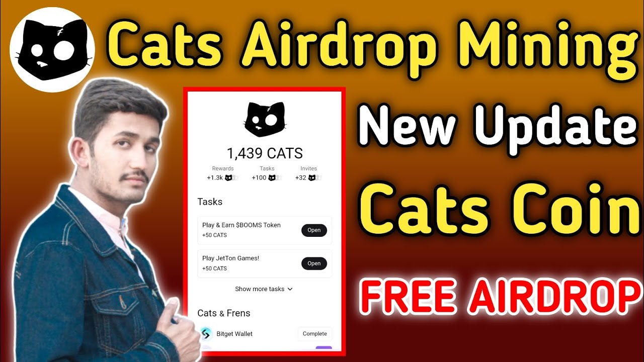 Cats Airdrop Mining App | Cats Coin New Update Mining | Cats New Free Airdrop App Crypto 2024 ...
