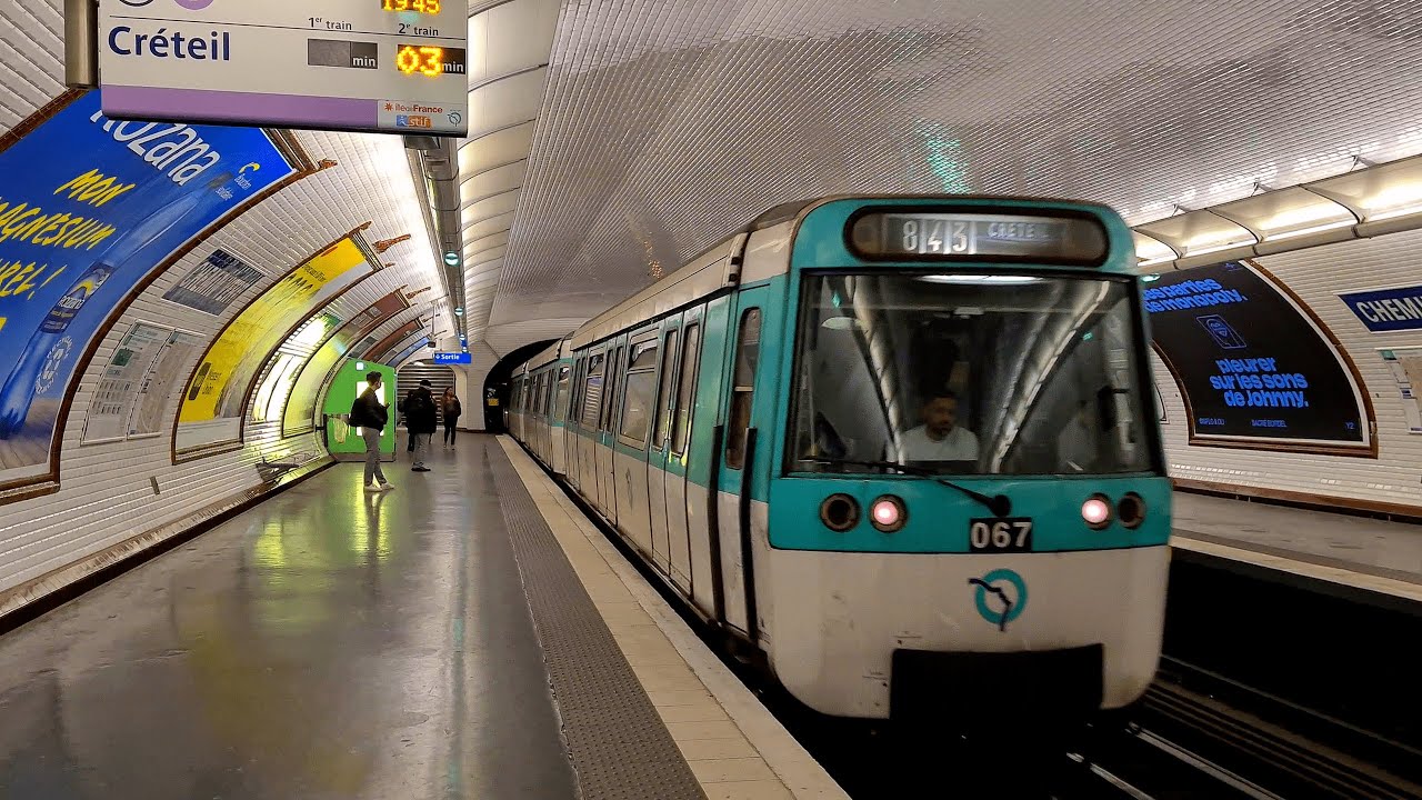Metro Ligne 8 - Chemin Vert - YouTube