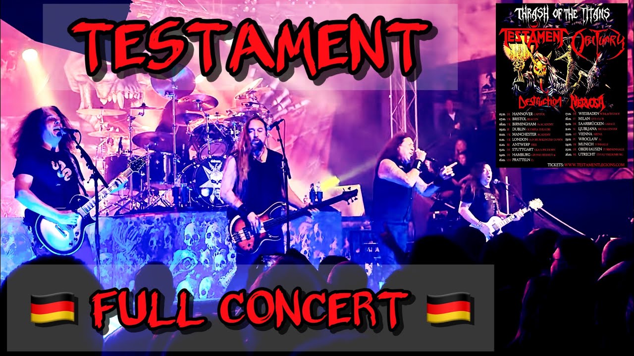 Testament Live FULL CONCERT Stuttgart Germany October 13 2025 🇩🇪 - YouTube